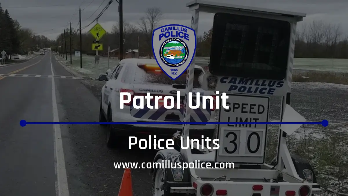 Patrol Unit - Camillus Police Department