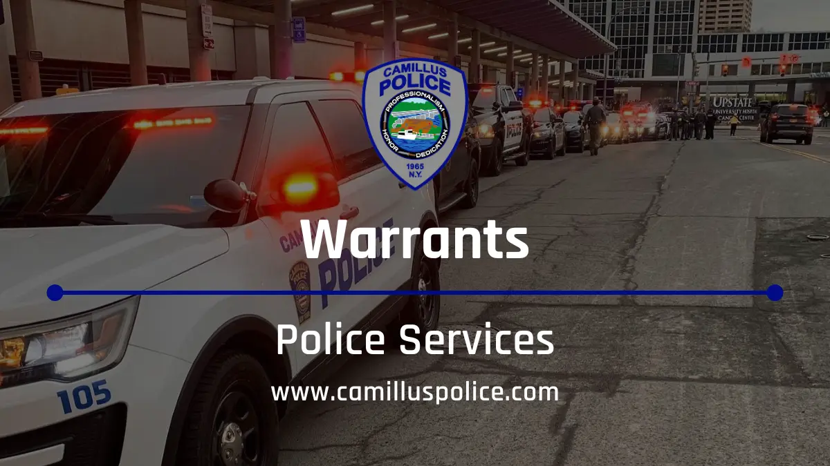 Warrants - Camillus Police Department
